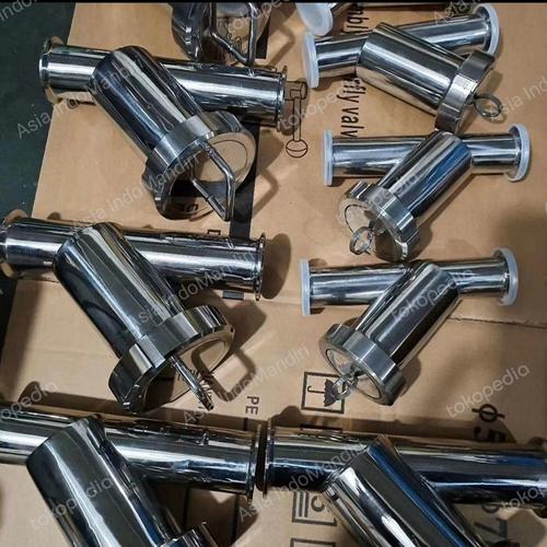 Jual Y Strainer Sanitary Stainless SS 316L 1 1/2" inch Ferrule End ...