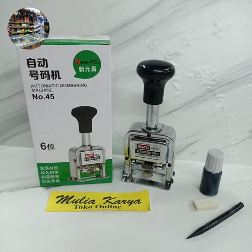 Jual Numerator New YC 6 digit / Numbering otomatis / Stempel Nomor ...