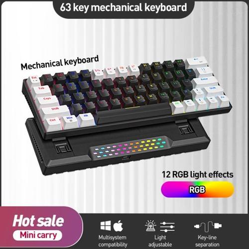 Jual Rgb Keyboard Mechanical Gaming K620 Hotswap Blue Switch - HITAM ...