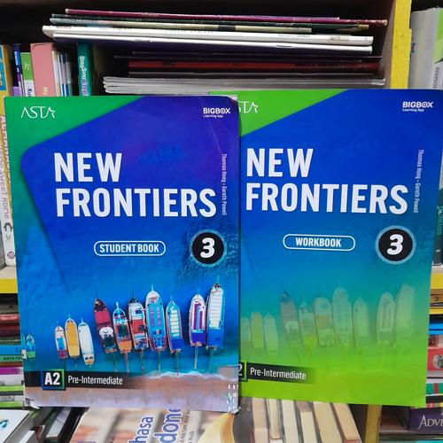 Jual NEW FRONTIERS 3 STUDENT BOOK & WORKBOOK A2 PRE-INTERMEDIATE ASTA ...