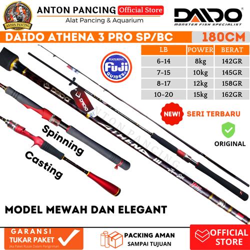 Jual Joran Pancing Daido Athena 3 Pro Series 4-12 lb s/d 10-20 lb New ...