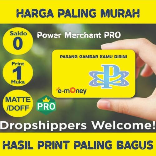 Jual e-Money Kartu Emoney Mandiri Custom Satu Sisi atau Dua Sisi Flazz ...