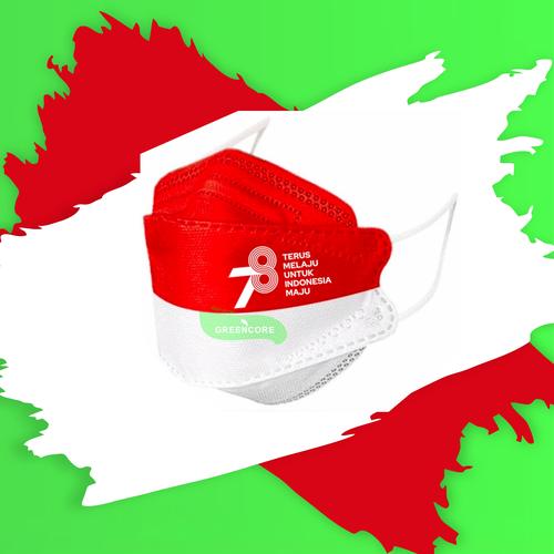 Jual Masker merah putih kf94 bendera indonesia logo hut ri 4 lapis ...