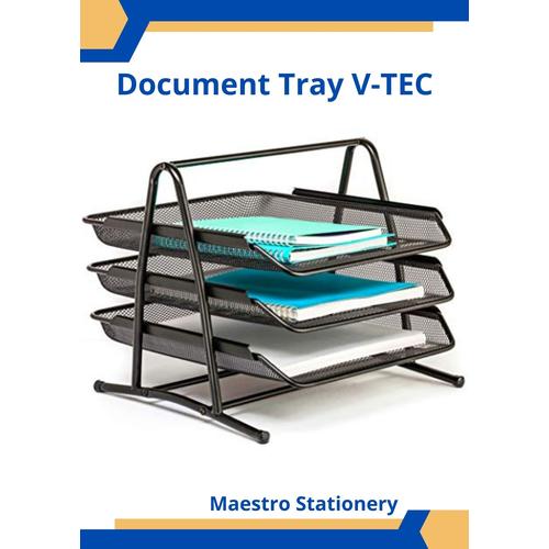 Jual Letter Tray / Bak Surat Besi V-Tec 2 / 3 / 4 Susun - 2 Susun - Kab ...