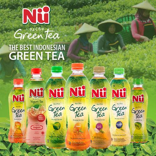 Promo Nu Green Tea Minuman Teh Hijau Kemasan Botol 450ml dus isi 24pcs ...