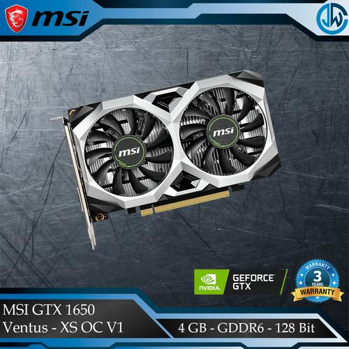 Jual MSI GEFORCE GTX 1650 - Ventus XS OC D6, 4GB GDDR6|GTX1650 DDR6 - Kota Bandung - JhaWare ...