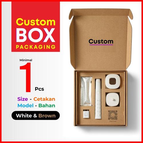 Jual Custom Box Min 1 Pcs Bisa cetak gambar dengan sesuai dengan ...