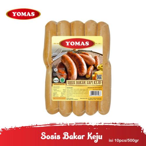 Jual Yomas Sosis Bakar Sapi Keju Cheese isi 10 500gr - Jakarta Barat ...