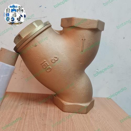 Jual y strainer 3" inch kitz kuningan asli kitz drat class 150 ...