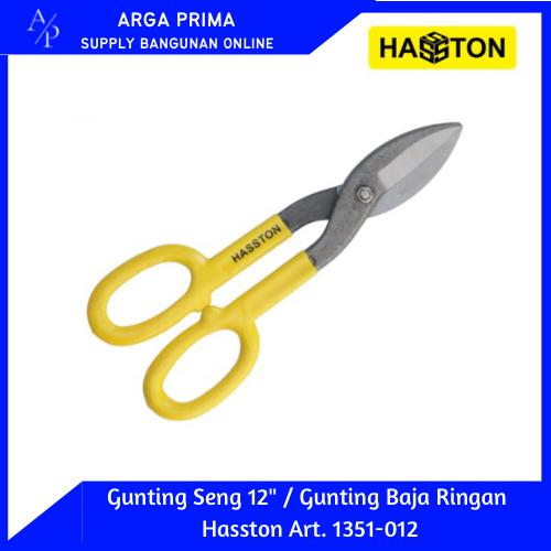 Jual Gunting Seng 12" / Gunting Baja Ringan Hasston Art. 1351-012 - Kab ...