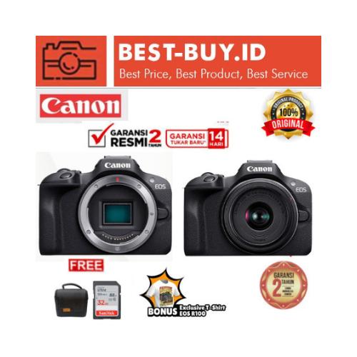 Jual Canon EOS R100 Body Only Mirrorless Camera Canon EOS R 100 EOS ...