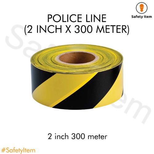 Jual Police Line / Garis Polisi 2 inchi x 300 meter / Barricade Tape ...