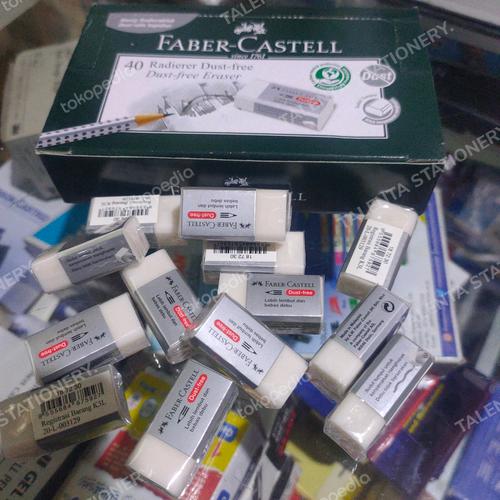 Jual penghapus pensil faber Castell kecil eraser harga 1 pcs satuan ...