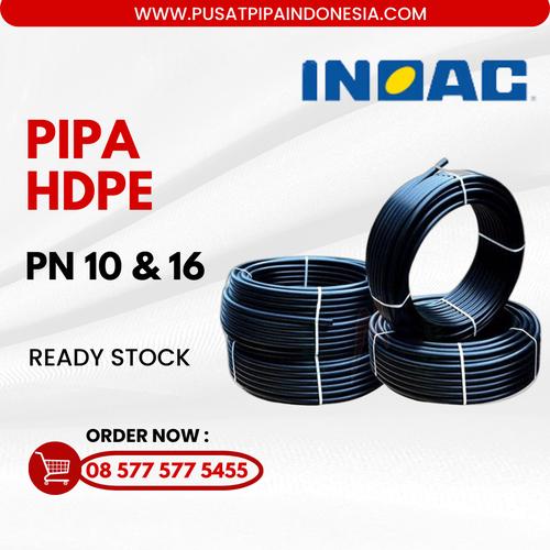 Jual Pipa HDPE 1/2" Inch Inoac PN 10 PN 16 100 Meter Per Roll - PN 10/1 ...