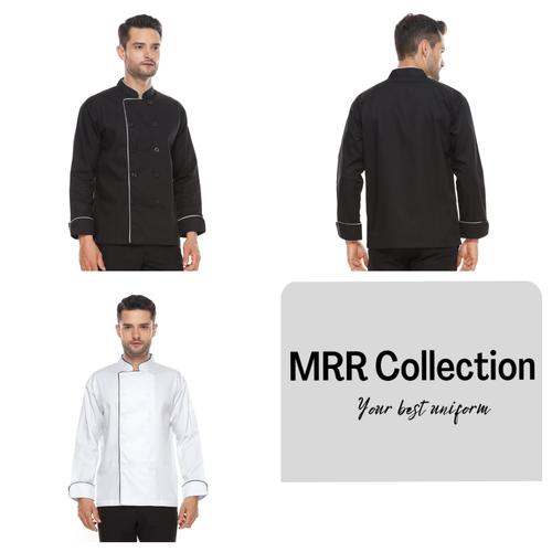 Jual baju koki, seragam chef, seragam pramusaji atau waiters 01 - Hitam ...