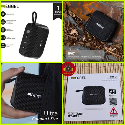 Jual Eggel Fit 3 fit3 Bluetooth speaker Waterproof ip67 3EQ spiker ...