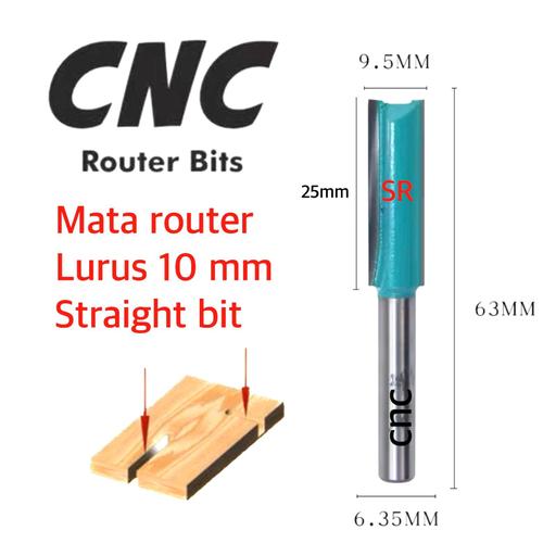 Jual Mata Router/ Profil Lurus 10 mm/ Straight Bit CNC - Jakarta Timur ...