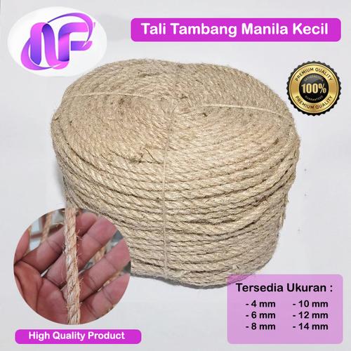 Jual Tali Tambang Manila Rami Kecil 4mm 6mm 8mm 10mm 12mm 14mm Tali ...