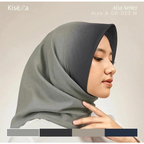 Jual KISERA Jilbab Kerudung Empat Warna Hijab Segi Empat : Aiza 00-023 ...