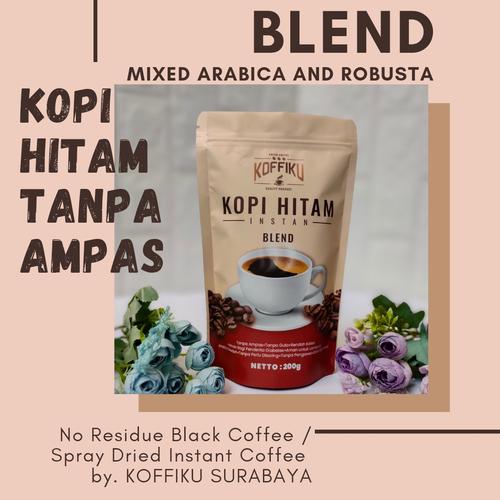 Jual KOFFIKU [BLEND] Spray Dried Instant Coffee / Kopi Tanpa Ampas 200 ...