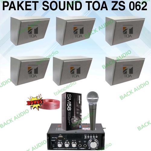 Jual PAKET SOUND SYSTEM INDOOR DAN OUTDOOR PAKET 6 SPEAKER TOA AUDIO ...