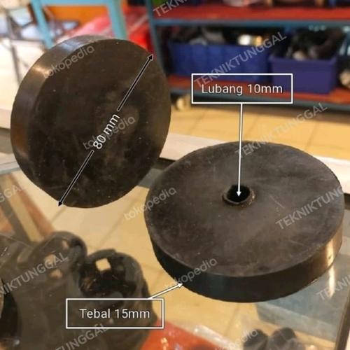 Jual karet kabin 8x1.5cm karet ganjalan mesin karet peredam getaran ...