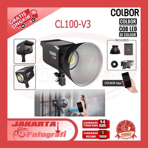 Promo Colbor CL100 V3 Bi-color 100W COB LED Studio Light Colbor CL 100 ...