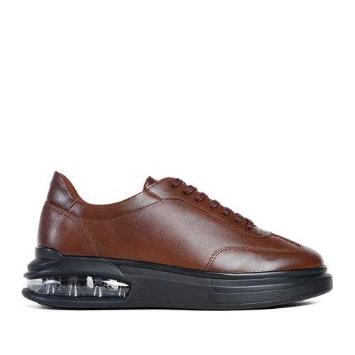 Promo Prabu- Titan Brown Black Sepatu Sneakers Pria - Cokelat Hitam ...