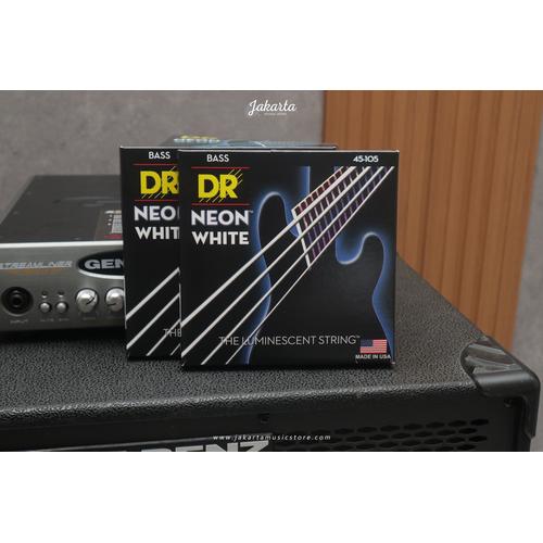 Jual DR NEON WHITE 45-105 Glow in The Dark Coated Bass Strings USA ...