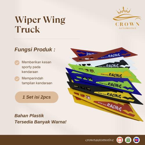Jual Variasi Wiper Wing Truk Isi 2 / Wiper Wing Truk 1 Set / Wiper Wing ...
