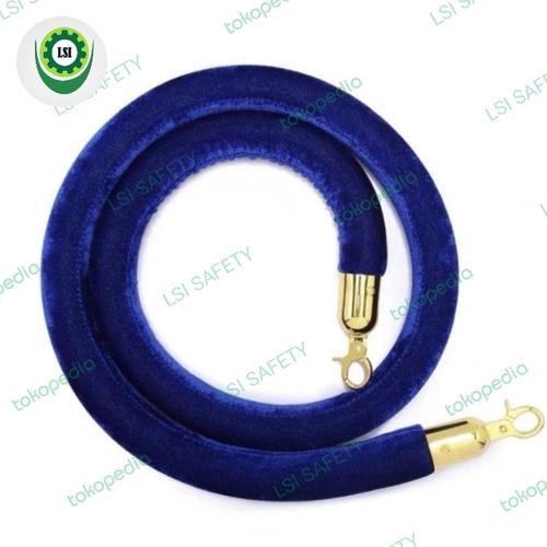 Jual Tali Bludru / Tali Tiang Antrian Bulat Warna Biru - Jakarta Barat ...
