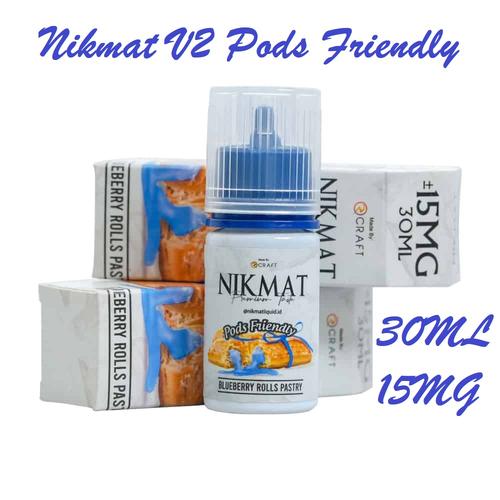 Jual Nikmat V2 Blueberry Puff Pastry Pods Friendly 30ML 15MG Salt ...