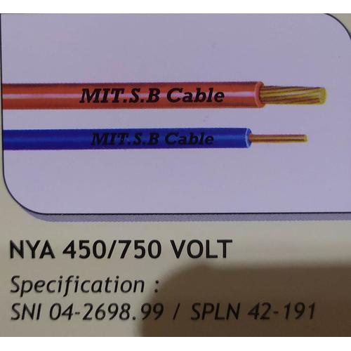 Jual Kabel Listrik NYA Berbagai Ukuran, Kawat Tembaga, Merek MIT.S.B ...