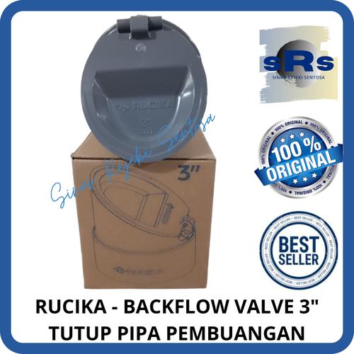 Jual RUCIKA - BACKFLOW VALVE 3 INCH PENUTUP SALURAN ANTI TIKUS DAN ...