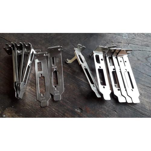 Jual bracket panel pendek vga card low profile dp port dvi bracket pci ...