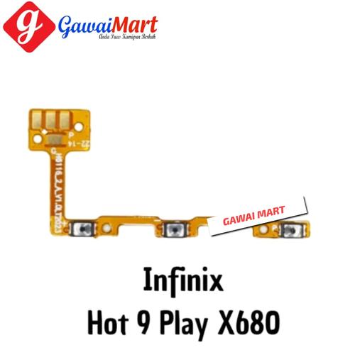 Jual FLEXIBLE ON OFF INFINIX HOT 9 PLAY X680 ORIGINAL FLEXUBLE SWITCH ...