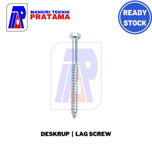 Jual Deskrup / Lag Screw Galvanis 5/16 x 2 Moon Lion - Kota Surabaya ...