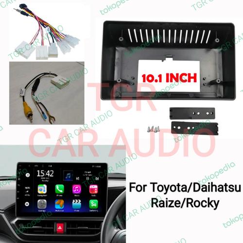Jual frame head unit android 10 inch toyota raize daihatsu rocky ...