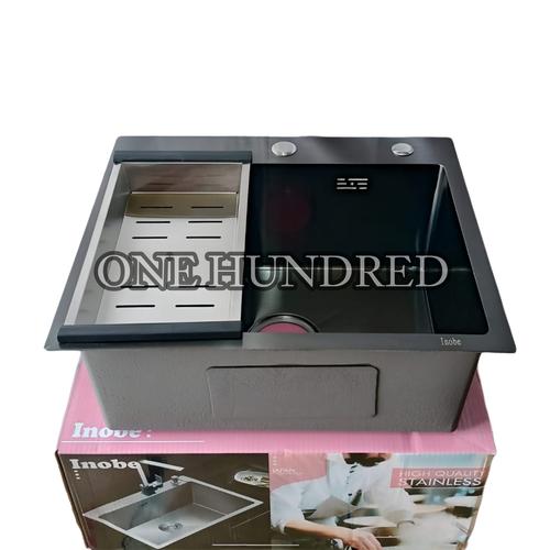 Jual Kitchen Sink INOBE 5040 BLACK | bak cuci piring stainless stell ...