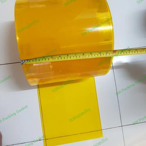 Jual Plastik Curtain Kuning 3mm x 30cm Meteran/ Plastik Pvc Curtain ...