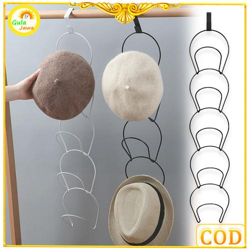 Jual Display topi/Gantungan topi Cap Hanger Cap Organizer Cap Storage ...