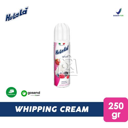 Jual Whipping Cream Hulala Spray 250gr / Whiped Cream (KHUSUS INSTANT ...