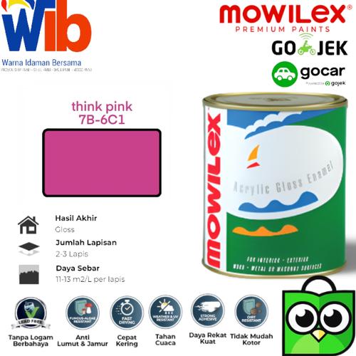 Jual CAT KAYU BESI MOWILEX AGE 1 Liter 7B-6C1 Think Pink - Tinting ...