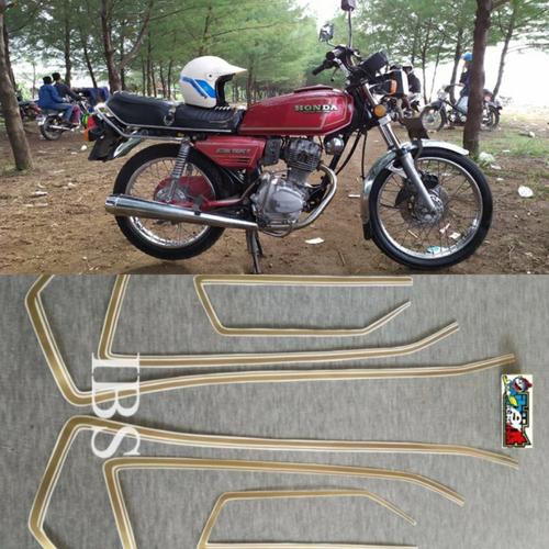Jual STRIPING STANDAR HONDA GL100 GL 100 K GOLD 1986 POLET - Kab ...