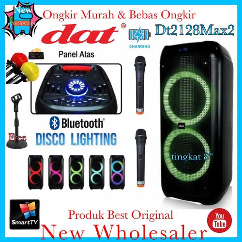 Jual speaker Aktif Double tingkat 8 inch Original Dat Dt2128Max x2 ...