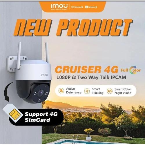 Promo IP Camera Imou Cruiser 4G Two Way CCTV IP Cam eb8 Sim Card ...