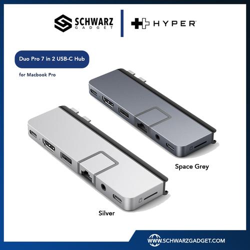 Jual HyperDrive DUO PRO 7 in 2 USB-C Hub for Macbook Pro Dongle - Space ...