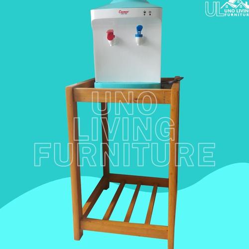 Jual RAK DISPENSER/ TEMPAT DISPENSER/ TEMPAT GALON/ RAK DISPENSER KAYU ...