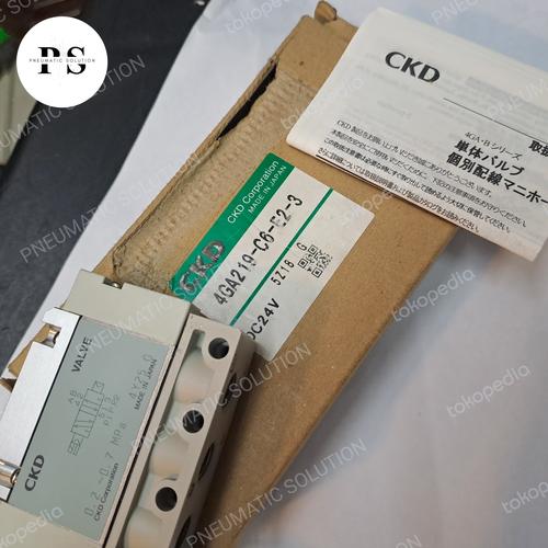 Jual SOLENOID VALVE CKD 4GA219-C6-E2-3 DC24V - Jakarta Barat ...