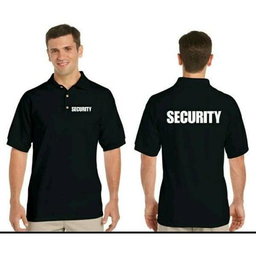 Jual Kaos Polo SHIRT Baju Kerah SECURITY polos custom SATPAM indonesia aman - M ANAK POLOSAN ...